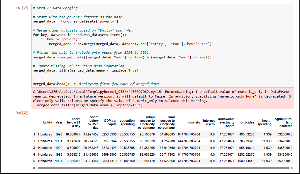 Regression through Python - Jose Bardales Portfolio